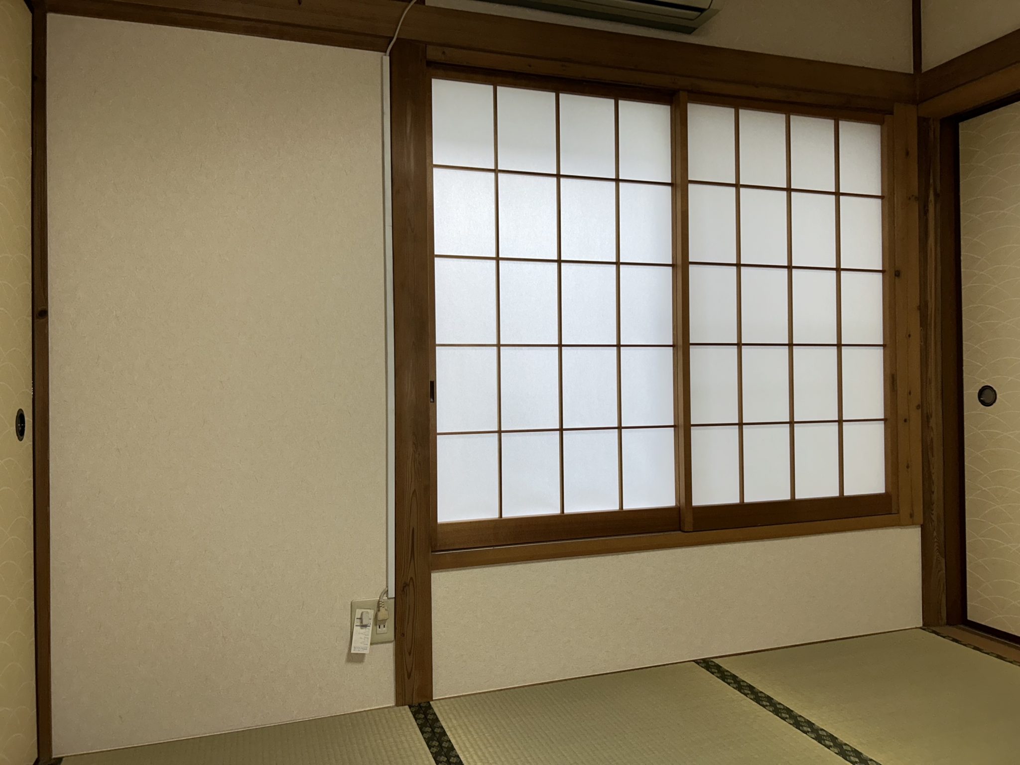 西東京市保谷町で、壁紙（クロス）の張替え工事を、サンゲツSP9735とSP9772 を使い施工しました | さわはた畳屋